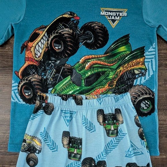 Monster Jam | Pajamas | Monster Jam 2piece Pajama Set | Poshmark